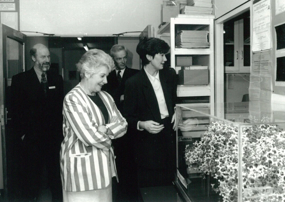 Governor-General Dame Catherine Tizard visiting Massey University, 1994 ...