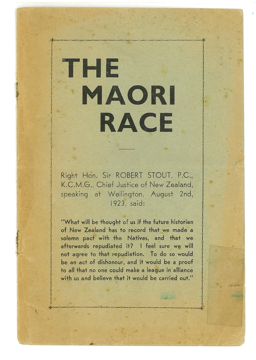 The Maori race | Record | DigitalNZ