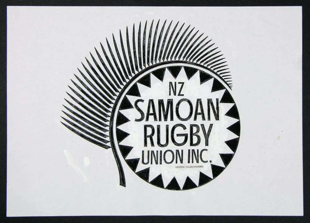 New Zealand Samoan Rugby Union Logo Design | Record | DigitalNZ