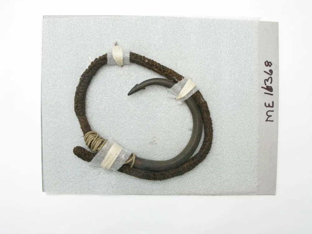 Matau rino (iron fish hook) | Record | DigitalNZ