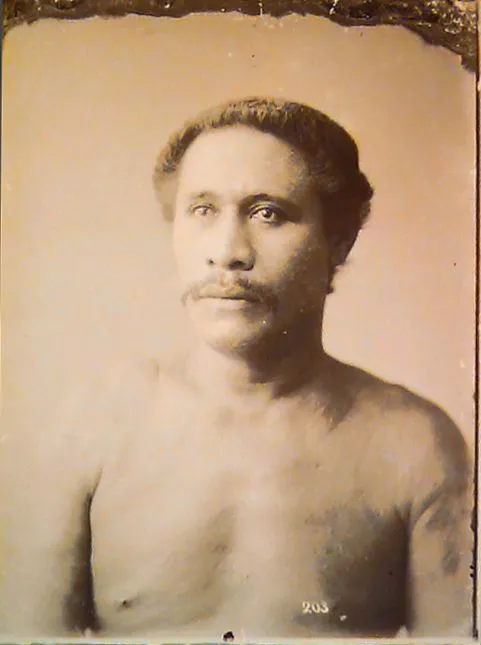 Portrait of an unknown Samoan man | Record | DigitalNZ