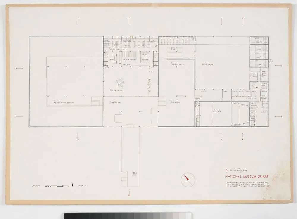 Proposed National Museum of Art: Second Floor Plan | Record | DigitalNZ