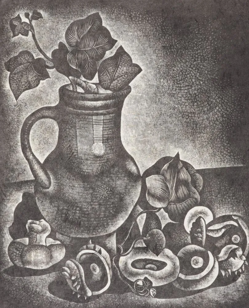 Jug and mushrooms | Record | DigitalNZ