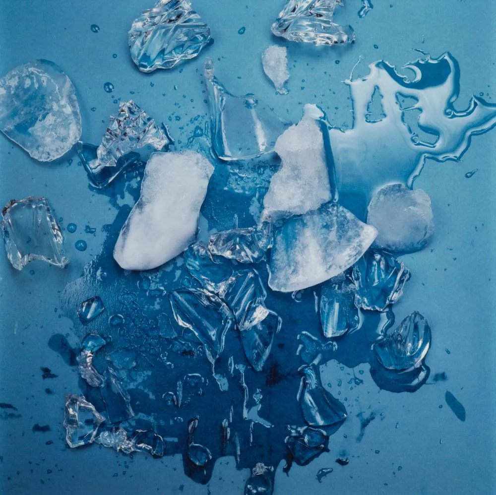 Lead crystal with freezer ice | Record | DigitalNZ