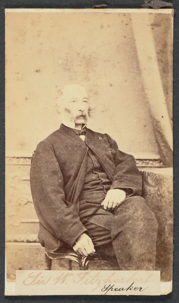 Sir William Fitzherbert, speaker | Record | DigitalNZ