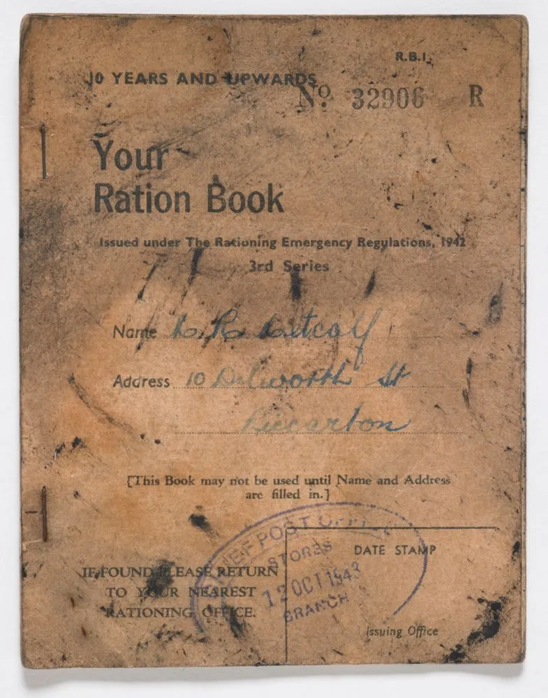 Ration Book | Record | DigitalNZ