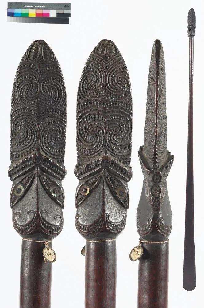 Taiaha (long fighting staff) | Record | DigitalNZ