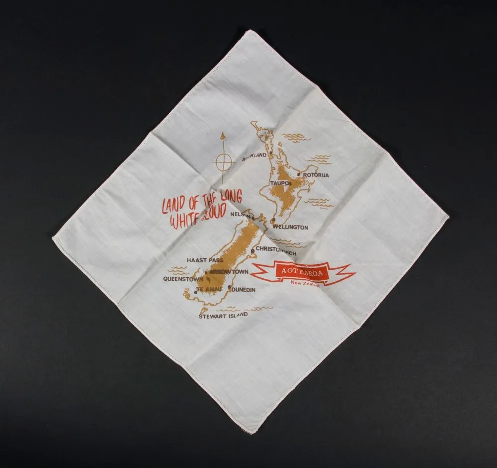 Handkerchief, souvenir | Record | DigitalNZ
