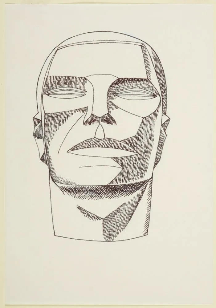 Study for "Face looking up" | Record | DigitalNZ