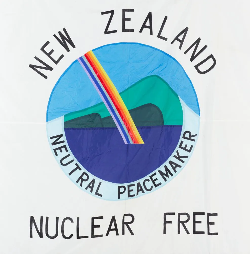 New Zealand Nuclear Free banner | Record | DigitalNZ