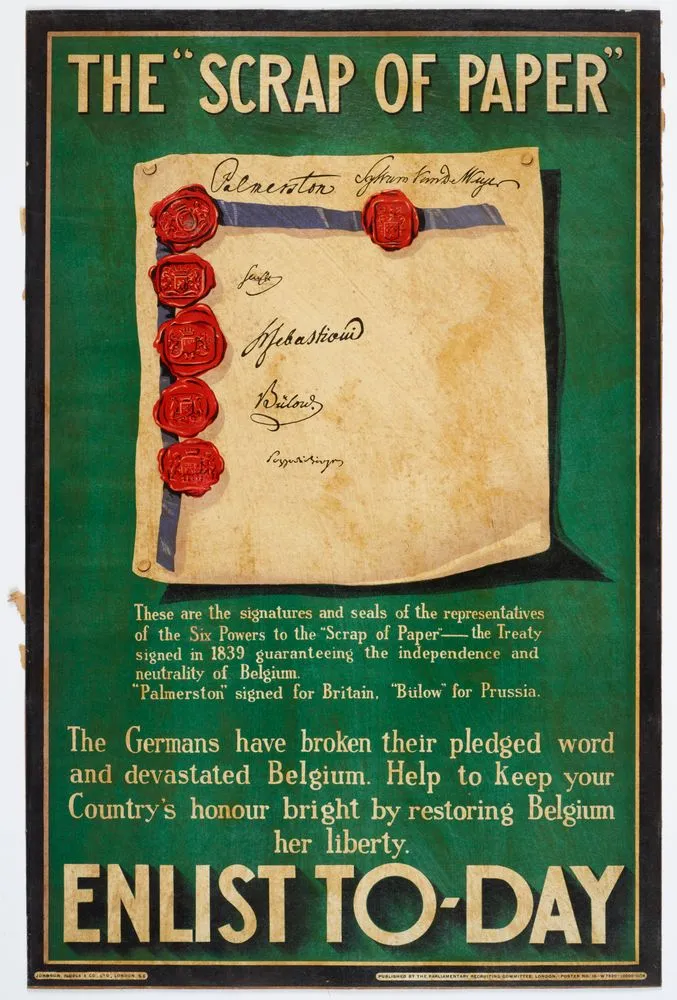 Poster, 'The "Scrap of Paper"' | Record | DigitalNZ