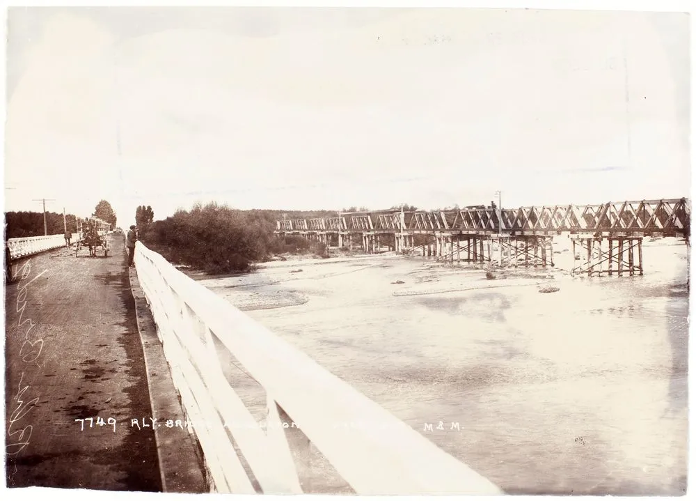 Rail and Road Bridge - Ashburton | Record | DigitalNZ