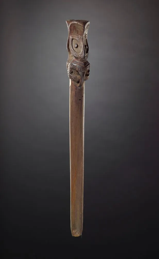 Whakapakoko rakau (god stick) | Record | DigitalNZ