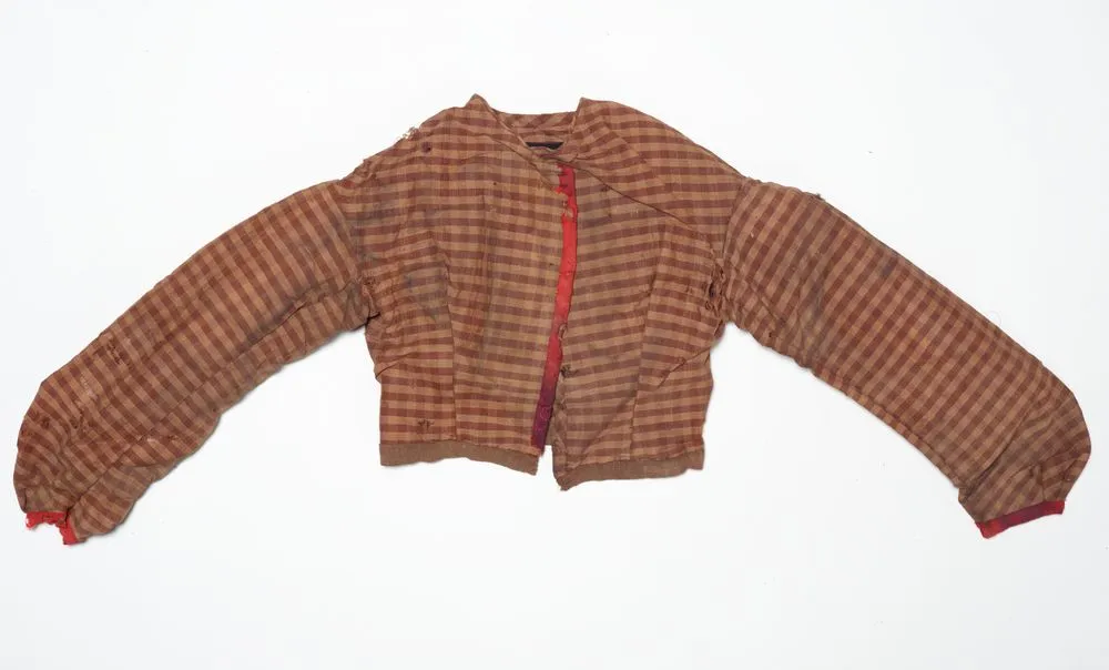 Fitted jacket - checked pattern | Record | DigitalNZ