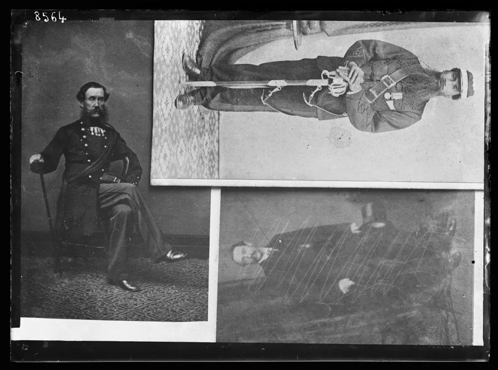 Portraits of Te Rangihiwinui Te Keepa and Major Dwyer | Record | DigitalNZ