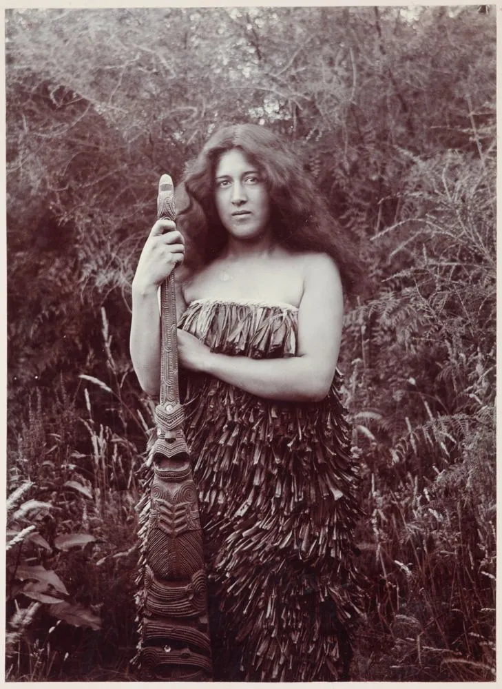 Portrait of a Maori woman | Record | DigitalNZ