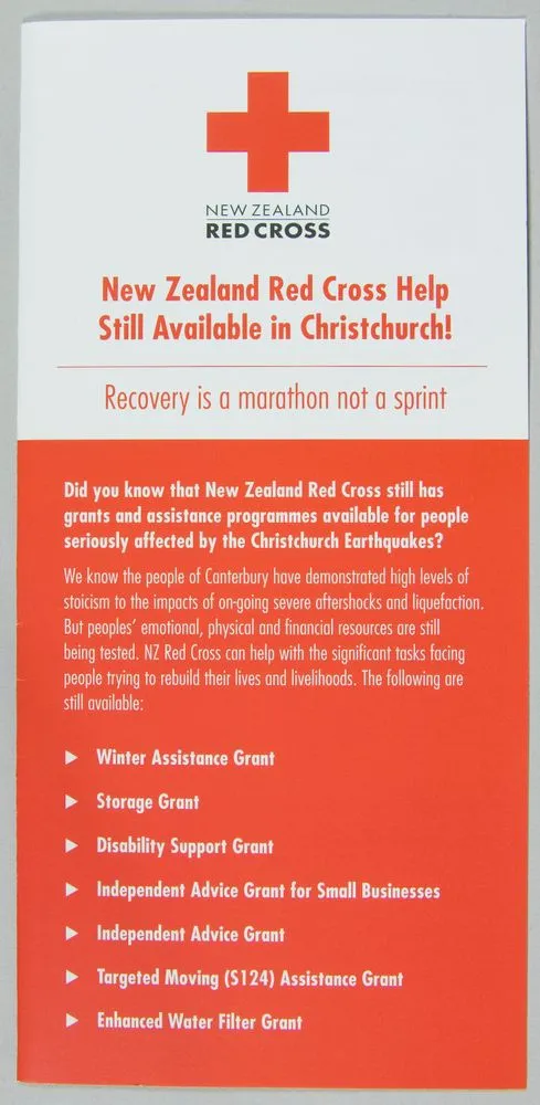 Leaflet, 'New Zealand Red Cross' | Record | DigitalNZ