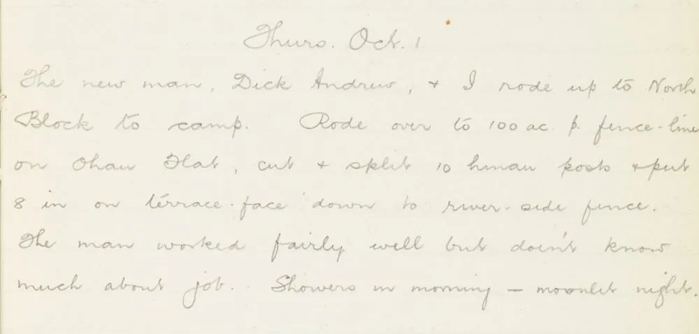George Leslie Adkin diary entry Thursday 1 October 1914 | Record ...