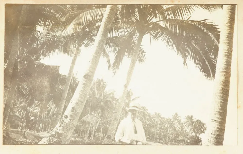 Sydney Skerman at Samatau, Samoa. From the album: Skerman family album ...