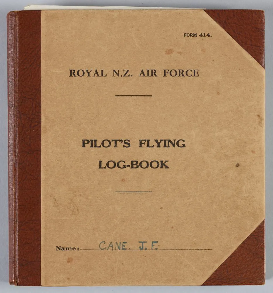 Pilot's Flying Log-Book | Record | DigitalNZ