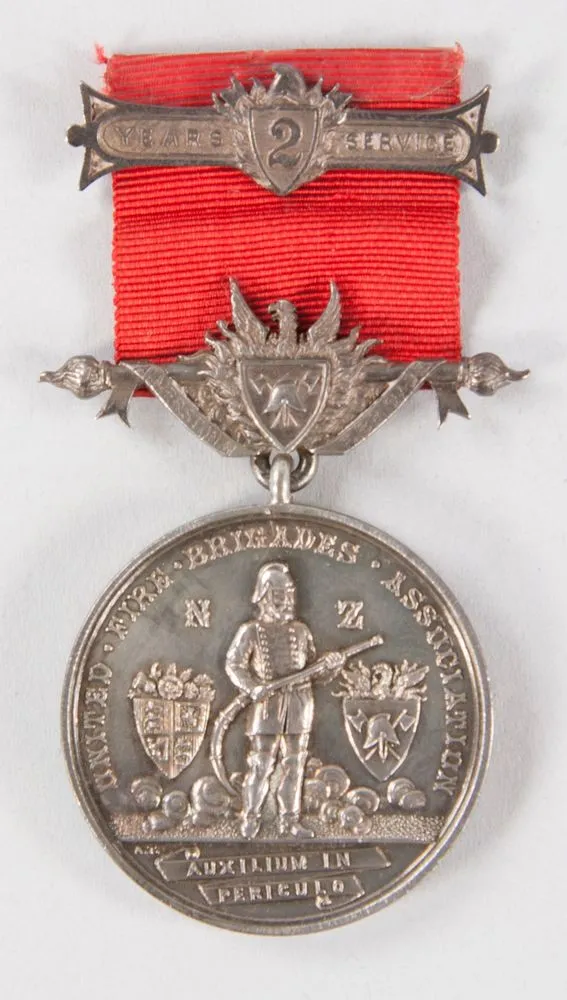 United Fire Brigades of New Zealand Long Service Medal. | Record ...