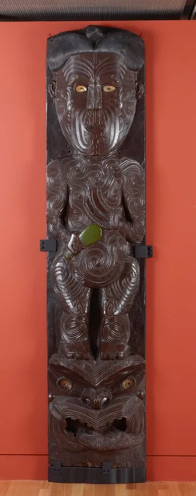 Poupou (carved ancestral panel) | Record | DigitalNZ