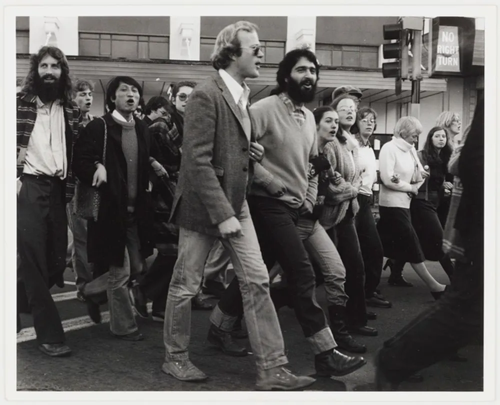 Anti Springbok tour demonstration | Record | DigitalNZ