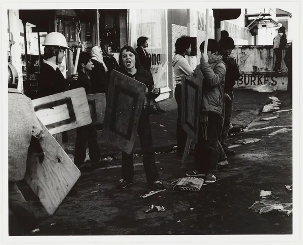 Anti Springbok tour demonstration | Record | DigitalNZ