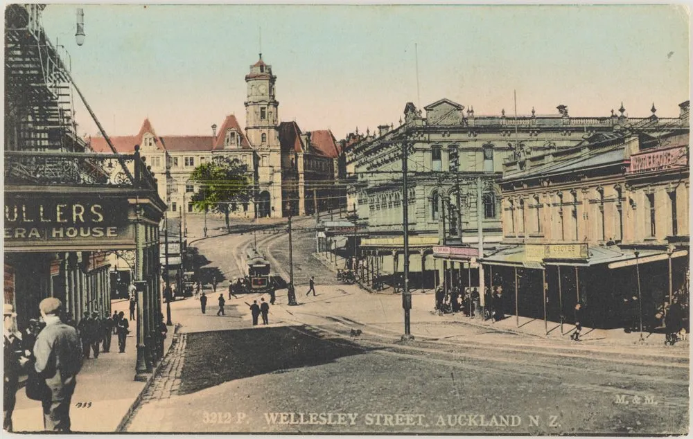 Wellesley Street, Auckland, New Zealand | Record | DigitalNZ