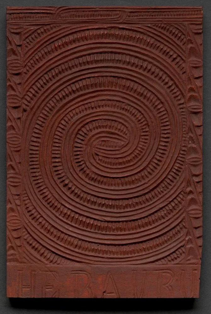 Tauira (Rauru carving pattern) | Record | DigitalNZ