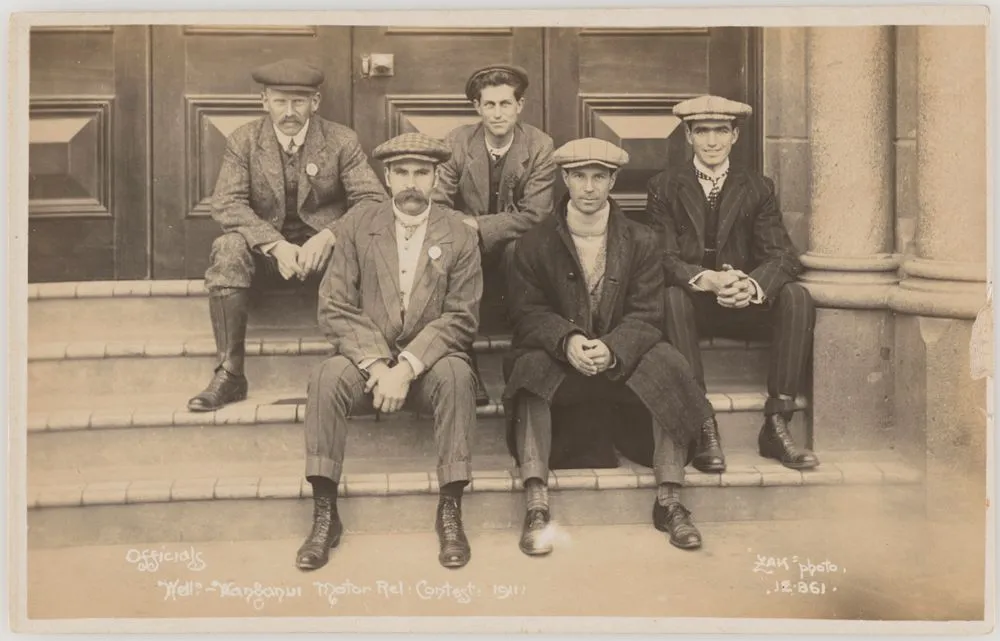 Five men | Record | DigitalNZ