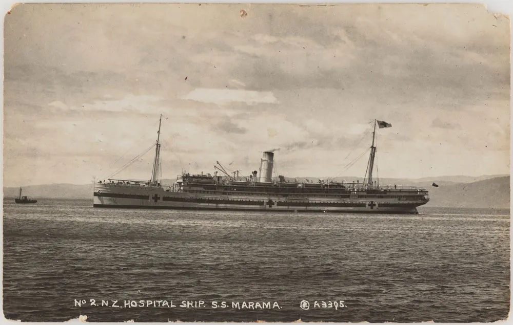 N.Z. Hospital Ship S.S. Marama | Record | DigitalNZ