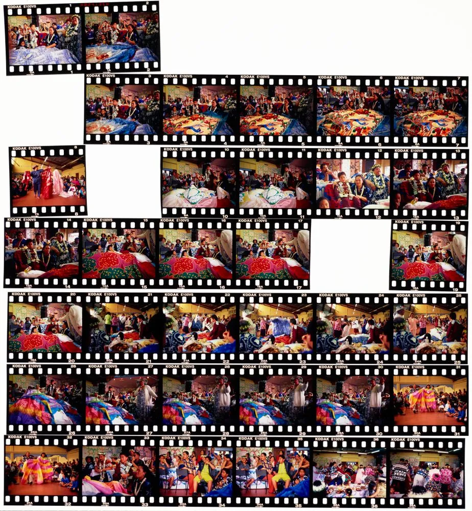 Hair-cutting ceremony of the Cook Islands, Atiu Hall, Mangere, Auckland ...