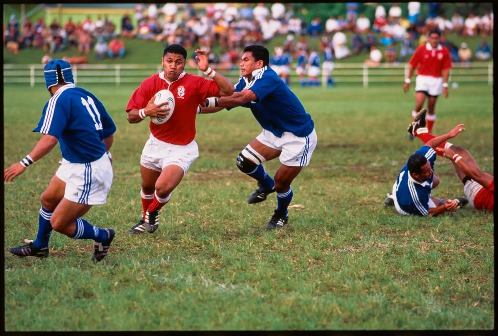 Tongan national rugby league team playing another team,Tonga | Record ...