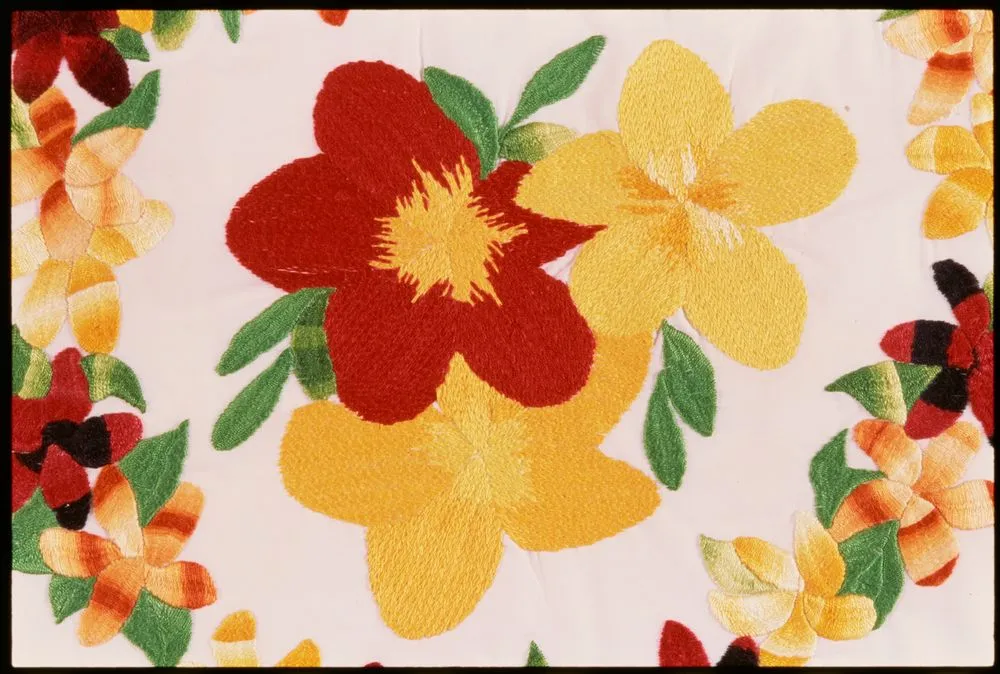 Niuean embroidery, Auckland | Record | DigitalNZ