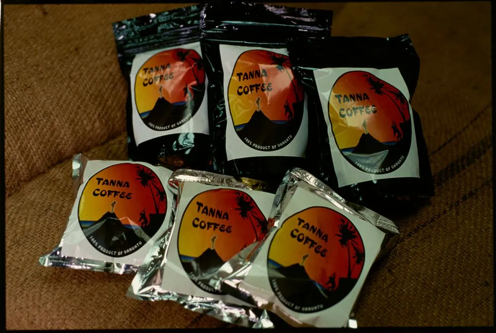 Packages of Tanna Coffee, Tanna, Vanuatu | Record | DigitalNZ