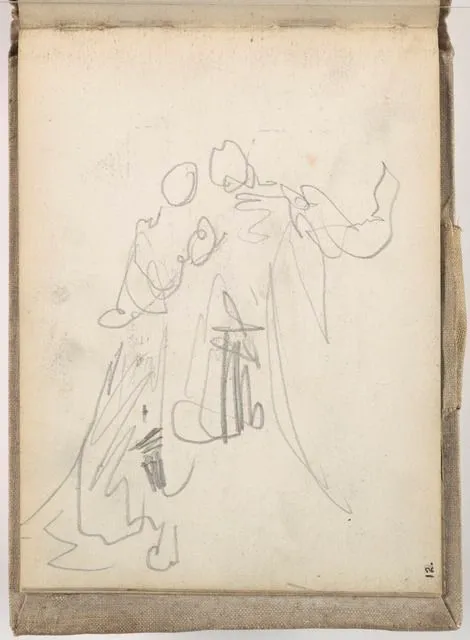 Unfinished figure studies. From: A Marken sketchbook. | Record | DigitalNZ