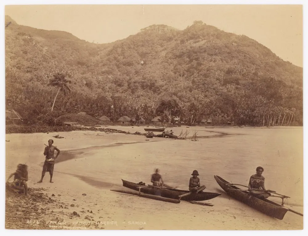 Pango Pango (sic) Harbor, Samoa. | Record | DigitalNZ