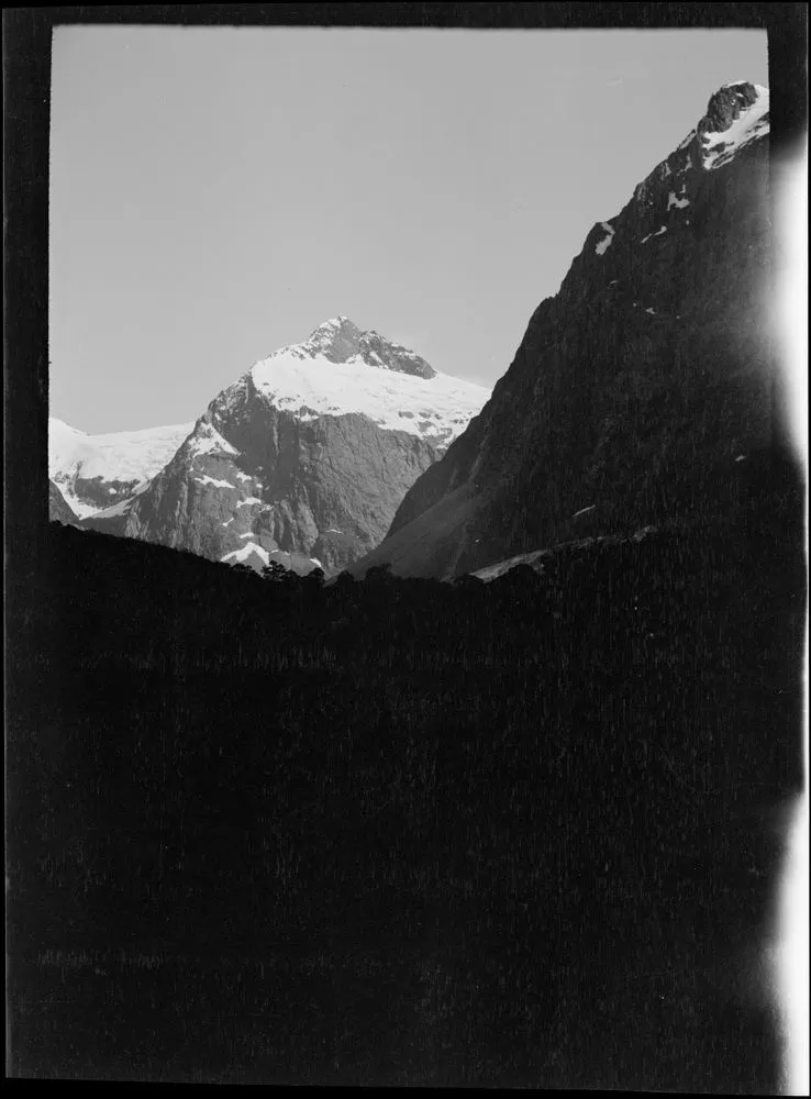 Mount Talbot at the head of Hollyford Valley | Record | DigitalNZ