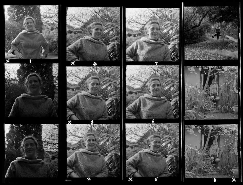 Untitled [Patricia Perrin in and around her studio] | Record | DigitalNZ