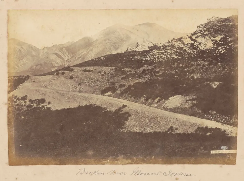 Broken River, Mount Torlesse. From the album: New Zealand views ...