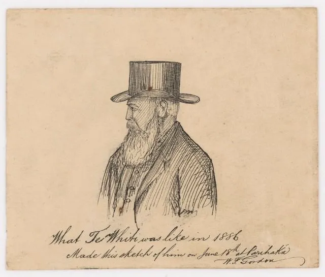 What Te Whiti looked like in 1886 | Record | DigitalNZ