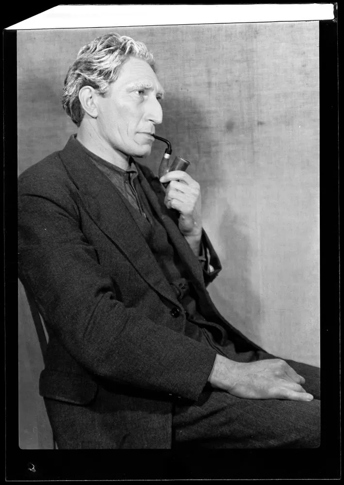 [Man with pipe] | Record | DigitalNZ