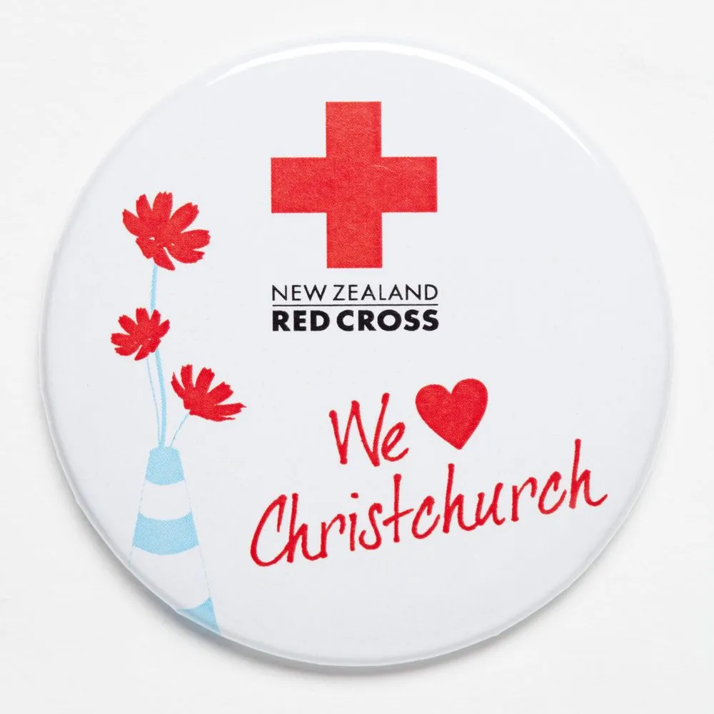 Badge, 'New Zealand Red Cross' | Record | DigitalNZ