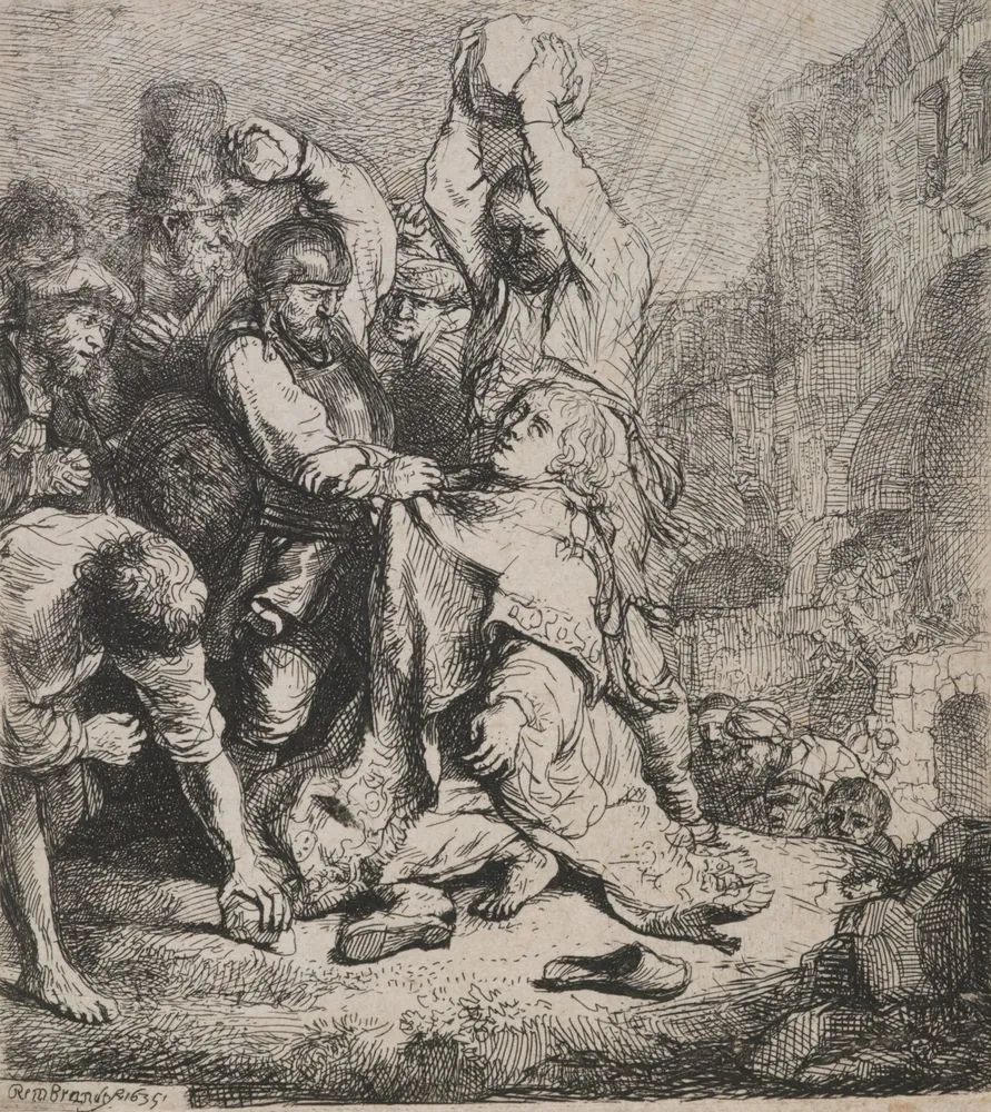 The stoning of St Stephen. | Record | DigitalNZ