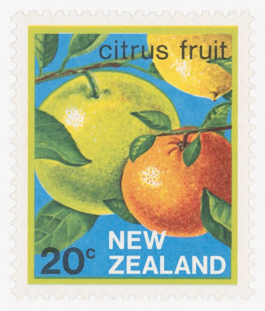 Issued twenty cent Fruit definitive stamp | Record | DigitalNZ