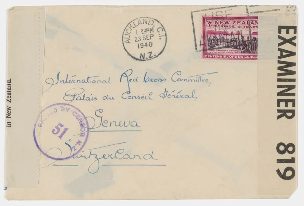 Philatelic 'cover' [envelope] | Record | DigitalNZ