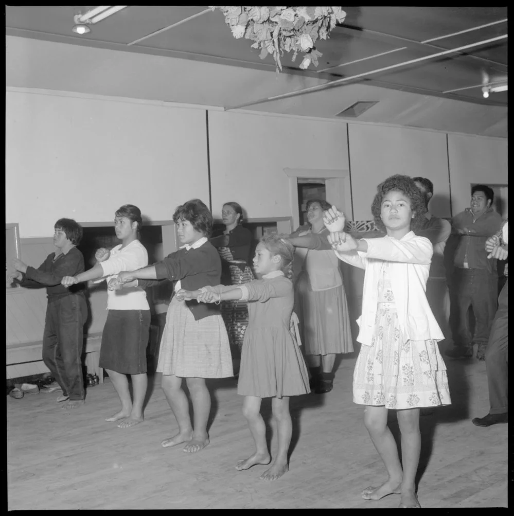 Maharaia Māori Cultural Group Practise | Record | DigitalNZ