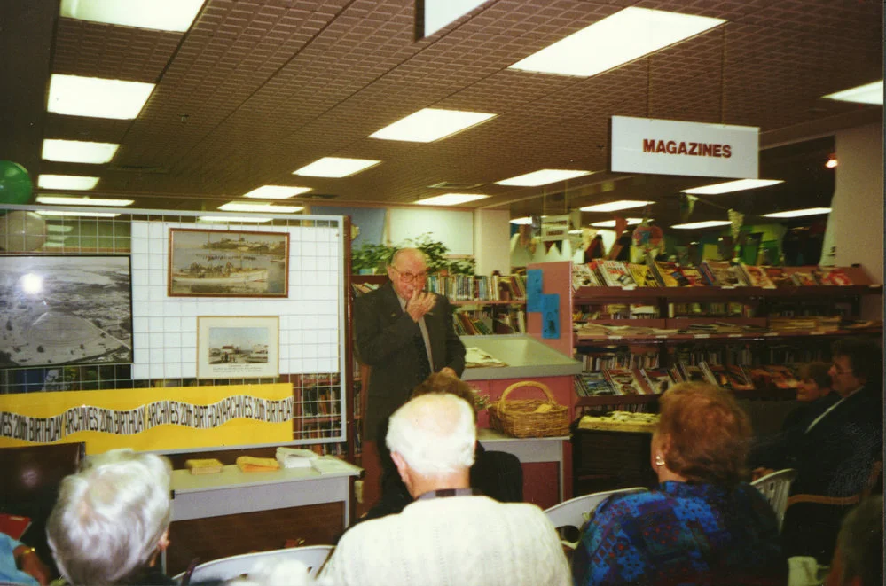 Tauranga Library Archives 20th Anniversary, Ted Morris | Record | DigitalNZ