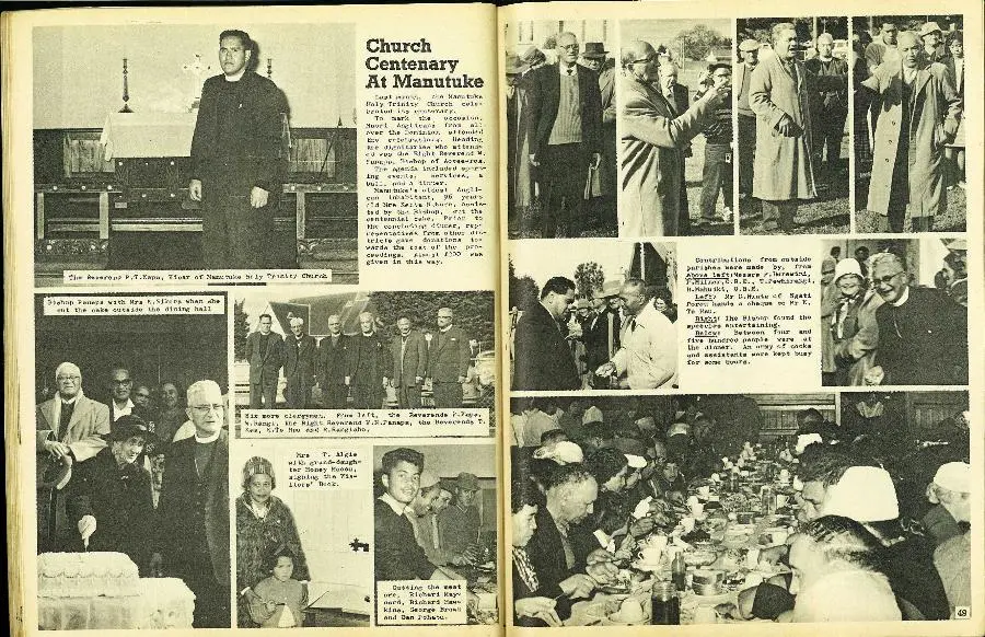 Church Centenary At Manutuke | Record | DigitalNZ